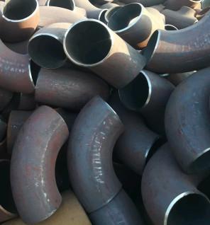 China Hot Galvanized Carbon Steel Pipe Elbow ASME B16.49 90 Degree Long Radius 1.5D for sale