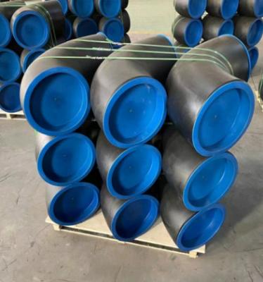China Carbon Steel 90 Degree Pipe Elbow Seamless A234 WPB SCH40 1/2 to 96 Inch for sale