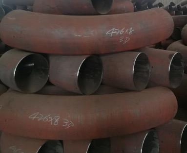 China International Standard 3D 5D Carbon Steel Bend  Pipe Fitting Butt Welded Long Radius for sale