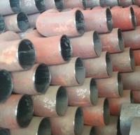 China Carbon Steel 90 Degree Pipe Bend 3D ASTM A234 WPB Black Painting 1/2-48 Inch for sale