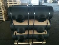 China SCH30 Bevel Carbon Steel Pipe Tee Balck Painting Galvanized Pipe Fitting for sale