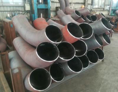 China 45 90 Degree Carbon Steel Bend A420 Micro Exhaust Fitting 3D 5D for sale