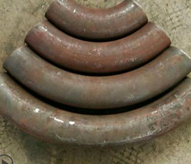 China ASME A105 Carbon Steel Pipe Bend 1.5D 2.0D Butt Weld Fittings Hot Formed for sale