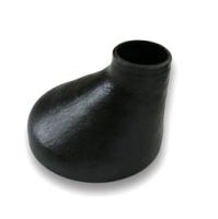 China SGS Metal Pipe Reducer , Black Painting MS Eccentric Reducer Pipe Fitting for sale