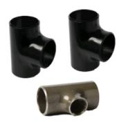China 15CrMo Carbon Steel Pipe Tee Equal Black Painting 1/2-96 Inch Seamless for sale