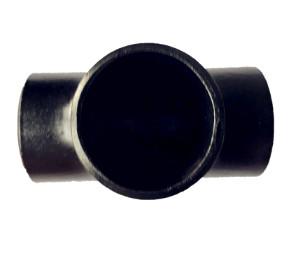 China Carbon Steel Pipe Tee 48 Inch 3 Way Seamless Fitting Black Painting DIN 2615 for sale