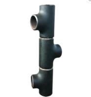 China 15CrMo Carbon Steel Pipe Tee Equal Black Painting 1/2-96 Inch Seamless for sale