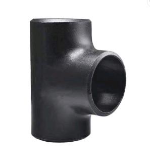 China ASTM A234 WPB Carbon Steel Butt Welding Tee 1/2-24 Inch Seamless Pipe Fitting for sale