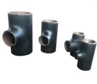China GR55 Carbon Steel Pipe Tee Fitting Seamless WRAS 1/2 to 72 Inch for Gas Oil for sale