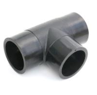 China High Pressure A234 WPB Carbon Steel Pipe Tee Black Painting Butt Welding 1/2-72 Inch for sale