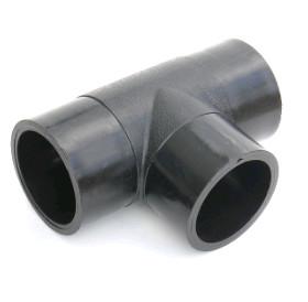 China High Pressure A234 WPB Carbon Steel Pipe Tee Black Painting Butt Welding 1/2-72 Inch for sale