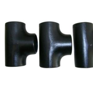 China Black Painting Galvanized Carbon Steel Pipe Tee DN15-DN1200 for sale