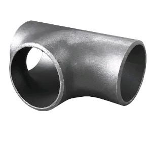China DIN2617 Galvanized STD Carbon Steel Pipe Tee Fitting Pure Seamless for sale