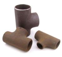 China ASME B16.9 Seamless Butt Weld Reducing Tee Carbon Steel 1/2 to 80 Inch SCH40 for sale