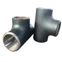 China ST37.2 Carbon Steel Pipe Tee SCH 40 Seamless Welded for sale