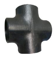 China Carbon Steel A234 WPB Cross Pipe Fitting 4 Way Sch40 Seamless 1/2-110 Inch for sale
