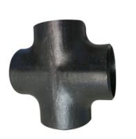 China ASTM A105 SCH 40 Seamless Carbon Steel Cross Pipe Fitting Black Painting NPS 1/2-120 for sale