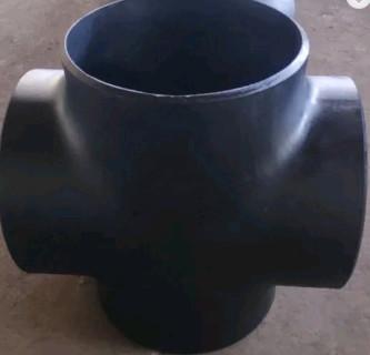 China ASME B16.9 Cross Pipe Connector Seamless Four Way Tee Pipe Fitting for sale