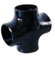 China Carbon Steel 4 Way Cross Pipe Fitting MSS SP75 ASTM A106 Gr B Sch40 for sale