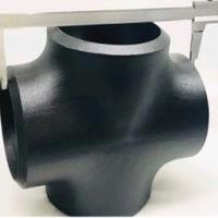 China A420 WPL6 Carbon Steel Cross 4 Way Tee Pipe Fitting High Pressure 1/2-60inch for sale