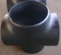 China ASME B16.9 Carbon Steel Butt Weld Cross 1/2-48 Inch Seamless Pipe Fitting for sale