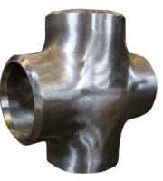 China Customized A234 WPB Carbon Steel Cross SCH 80 Thick Wall 4 Way Pipe Fitting for sale