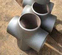 China Carbon Steel 4 Way Cross Pipe Fitting MSS SP75 ASTM A106 Gr B Sch40 for sale