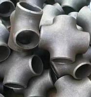 China Carbon Steel 4 Way Cross Pipe Fitting MSS SP75 ASTM A106 Gr B Sch40 for sale