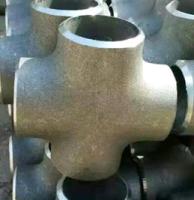 China ASTM A420 WPL6 Seamless Carbon Steel Cross Pipe Fitting OD15mm for Oil Gas Process for sale