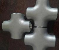 China Carbon Steel Cross Seamless SCH20 DN15-DN1200 Four Way Pipe Fitting for sale