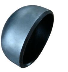 China JIS G3472 Welded Carbon Steel Pipe Cap Galvanized Black Painting SCH10 NPS 1/8 to 48 Inch for sale