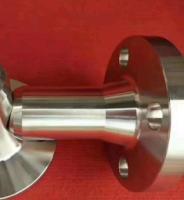 China Forged Nickel Alloy Long Welding Neck Flange 150LB 300LB PN16 PN25 for sale