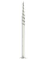 China Hot Dipped Galvanized 160KN Q235 Ground Screw for Solar Mounting 200mm Helix for sale