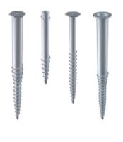 China 300mm-3000mm length Ground Screw Pole Anchor for sale