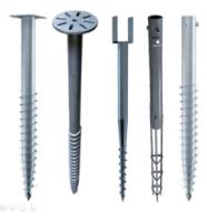 China API fence post Steel Ground Screw House Foundation Q235 for sale