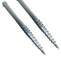 China 160KN Solar Earth Anchor M16 M24 Thread Ground Screws For Fence Posts for sale