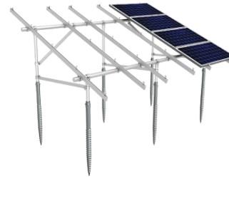 China HDG Steel Ground Screw Post Anchor 40FT For Solar Racking System for sale