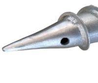 China 8 Inch Carbon Steel Helix Ground Screw Anchor for Fence Posts 160KN for sale