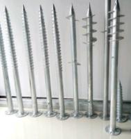 China 160KN Solar Earth Anchor M16 M24 Thread Ground Screws For Fence Posts for sale