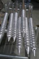 China Hot Dip Galvanized Steel Ground Screw 76mm OD 1000-3000mm Length Spiral Anchor for sale
