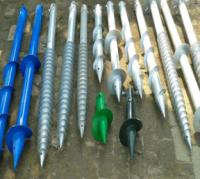 China API fence post Steel Ground Screw House Foundation Q235 for sale