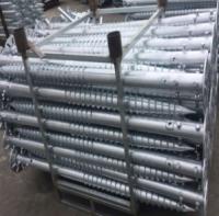 China ASME Galvanized Steel Ground Screw Pile Q355  For Construction Foundation for sale