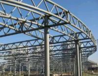 China Prefabricated Metal Carport Roof Trusses Steel Tubular Lightweight Truss Q235 20m Span for sale