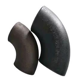 China Api 5l Black Painted Carbon Steel Pipe Elbow 22.5 Degree for sale
