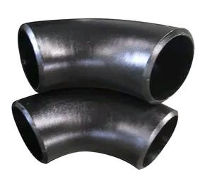 China Carbon Steel A234 WPB Seamless 90 Degree Elbow Butt Welded Sch40 1/2-24 Inch for sale