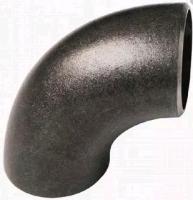China ANSI B16.9 Carbon Steel 90 Degree Elbow Black Painting Butt Weld Long Radius 1/2-24 Inch for sale