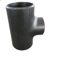 China ASME B16.9 A234 WPB Carbon Steel Pipe Tee 10 Inch SCH40 Butt Weld Fitting for sale