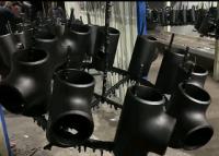 China Seamless Carbon Steel Reducing Tee Pipe Fitting Butt Welding SCH40 1/2-24 Inch for sale