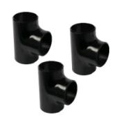 China Weld ASTM A106 Metal Carbon Steel Pipe Tee Seam Remove Sch 40 for sale