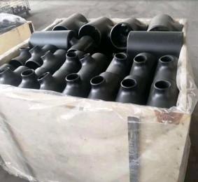 China Carbon Steel Seamless Butt Weld Pipe Tee 1/2-60 Inch ASME B16.9 Oil Fitting for sale
